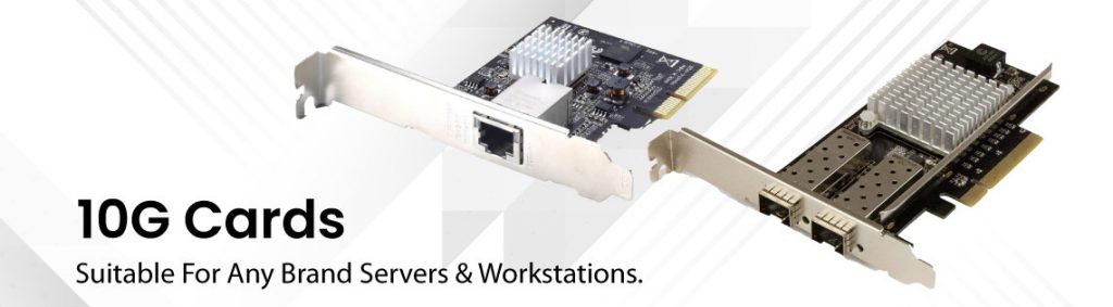 Buy Best Pcie 10G Ethernet card For Server And Storage From Cyberwala